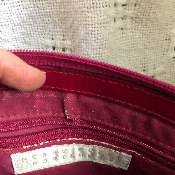 Perry Ellis | Bags | Perry Ellis Crossbody Burgundy Leather Bag | Poshmark